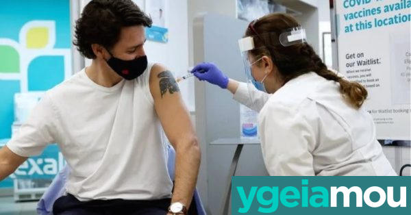 Καναδάς: Εμβολίαστηκε με το AstraZeneca ο Τζάστιν Τριντό